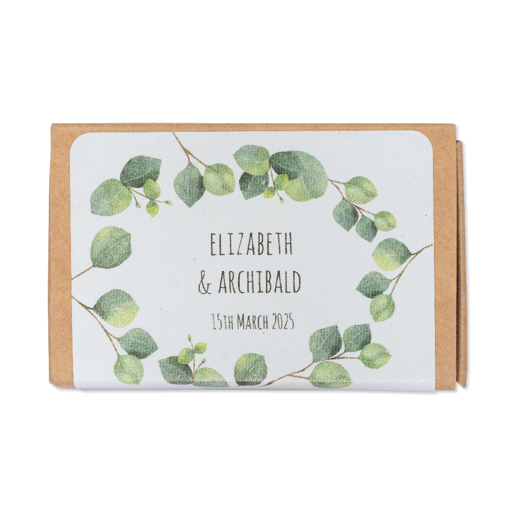 Botanical Personalised Seedball Box favours – Macmillan Cancer Support Shop