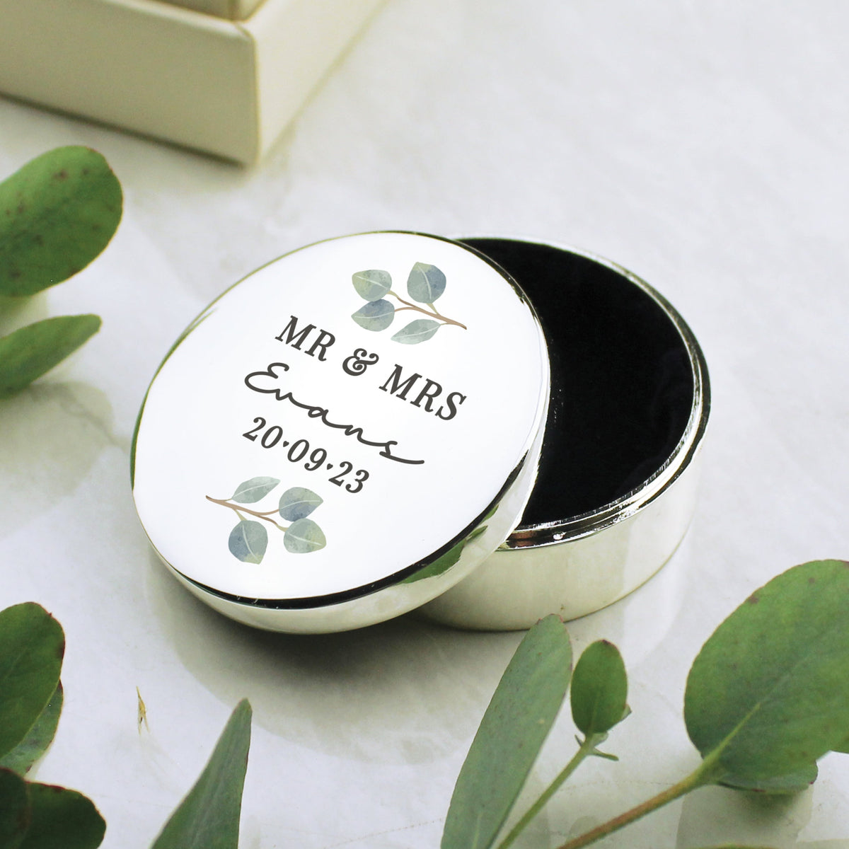 Personalised Botanical Ring Box – Macmillan Cancer Support Shop