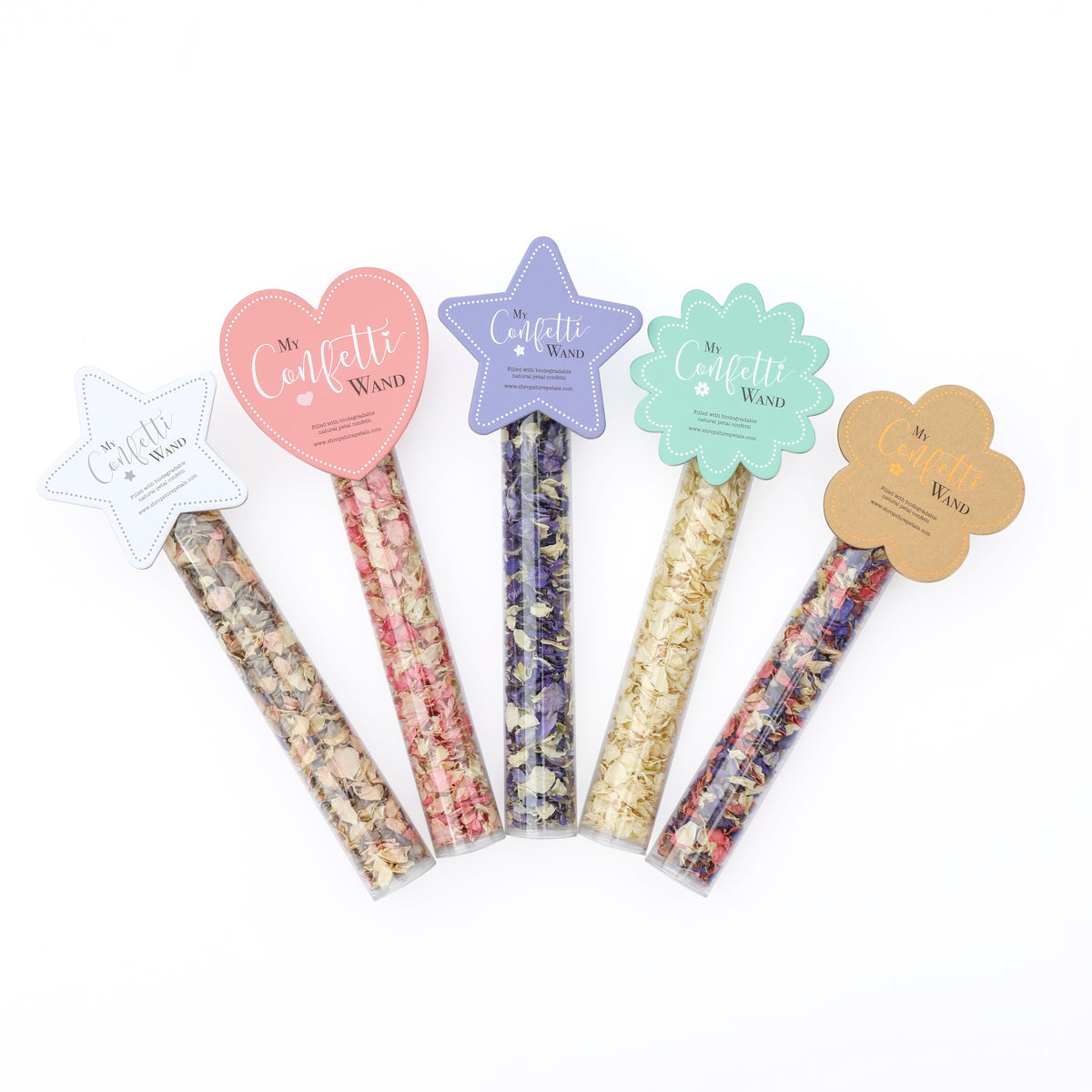 Confetti Wands (Pack of 5) – Macmillan Cancer Support Shop